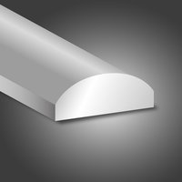 Convex Steel Bar | Square Edge | Feather Edge | Free Delivery £70+