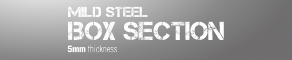 Mild Steel Box Section 50mm x 50mm x 5mm 3m or 6m | 10 Free Cuts